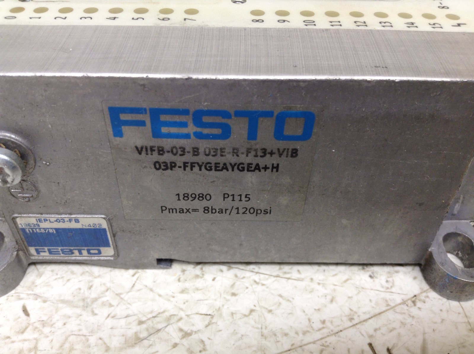 Festo VIFB-03-B 03E-R-F13+VIB 03P-FFYGEAYGEA+H IEPL-03-FB VIFB-03-B03E ...