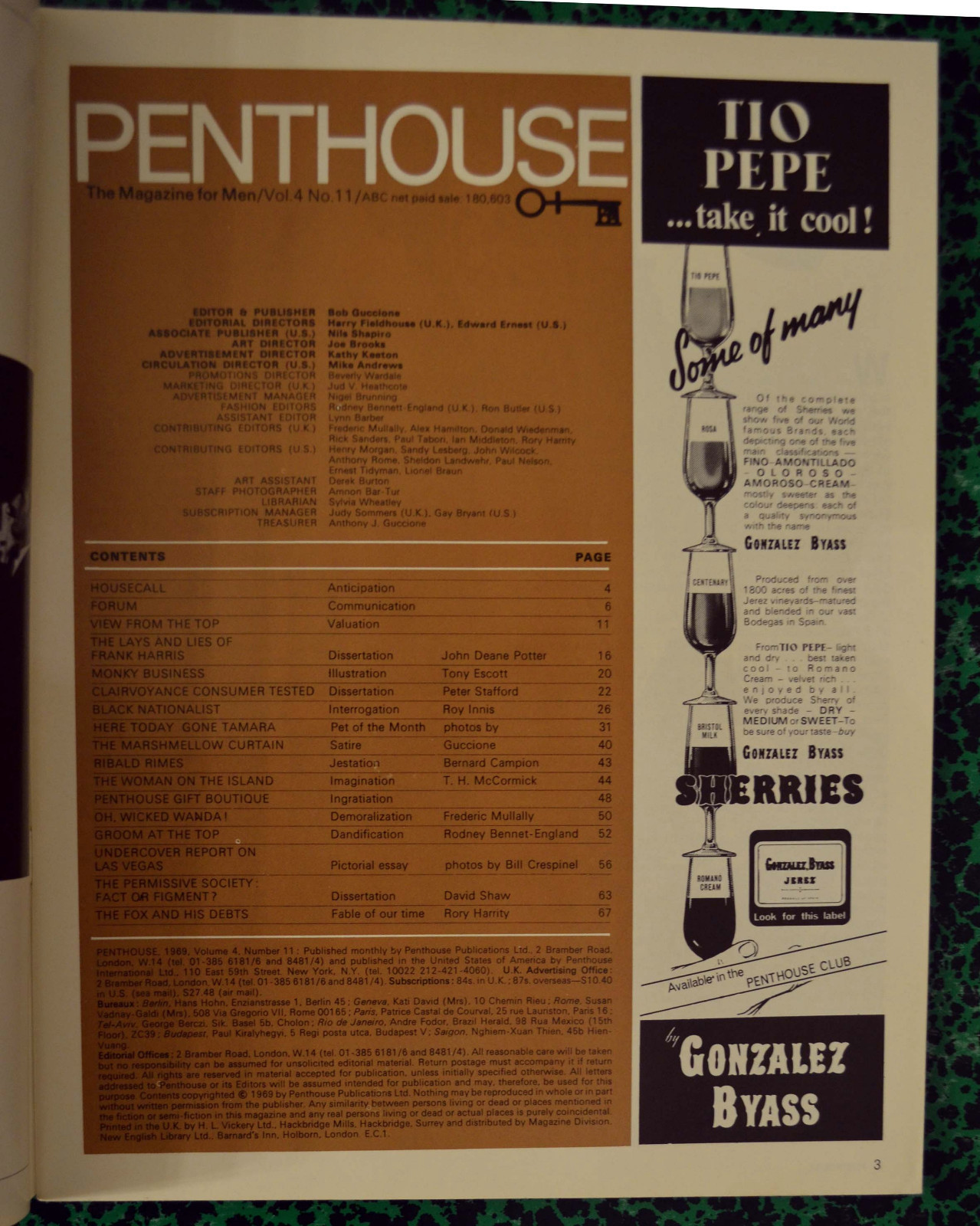 PENTHOUSE MAGAZINE/REVUE vol 4 n° 11 /COMPLET/EROTIQUE/EROTIC | eBay