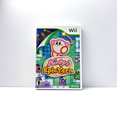 Kirby's Epic Yarn Nintendo Wii Mint Disc CIB Refurbished & Tested Free ...