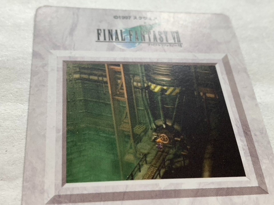 Vincent Valentine FINAL FANTASY VII FF7 SQUARE japanese card Bandai No ...