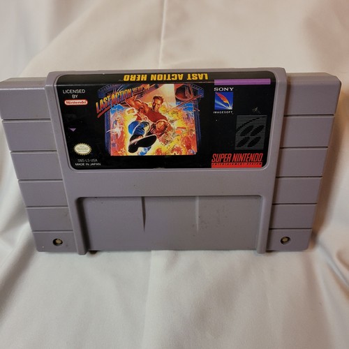 LAST ACTION HERO - Super Nintendo SNES (Authentic) Game, Tested ...