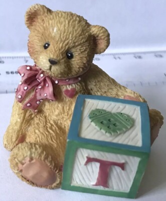 Alphabet ABC Bear T Block 158488T Priscilla Hillman Cherished Teddies ...