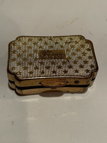 Stratton Pill Box Case Snuff Press Gold Tone 1960s England Vintage | eBay