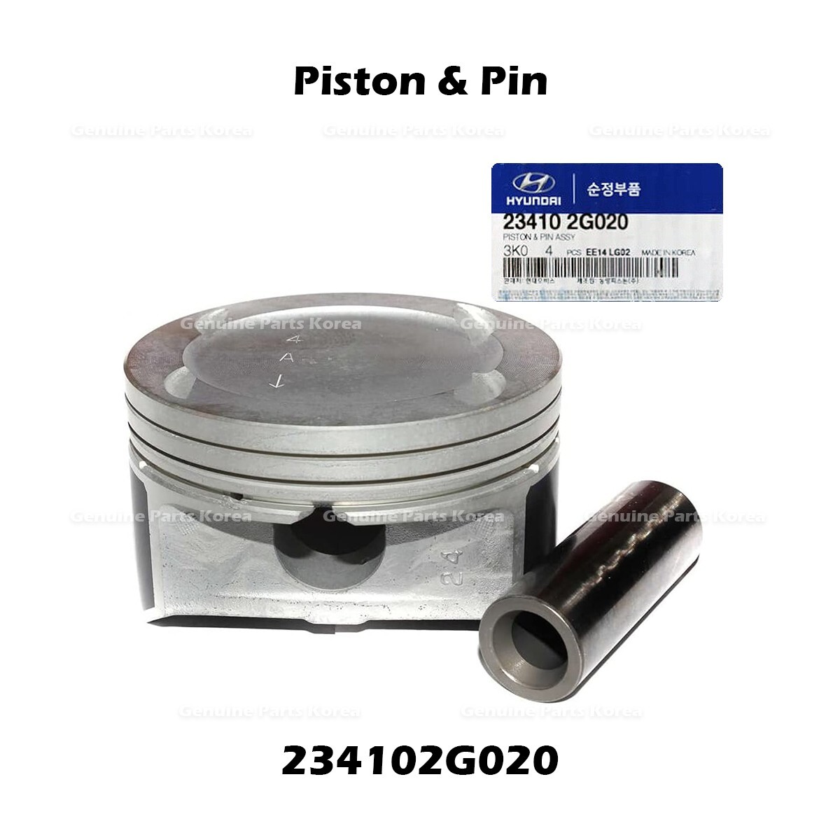⭐Genuine⭐ Piston & Pin 234102G020 for Hyundai Tucson Kia Forte | eBay