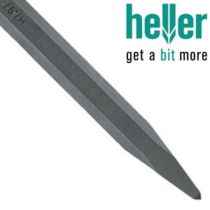 250mm PREMIUM SDS+ PLUS HEX SPIKE CHISEL Pointed Round Concrete Brick ...