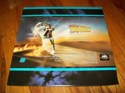 BACK TO THE FUTURE Laserdisc LD WIDESCREEN FORMAT VERY GOOD CONDITION ...