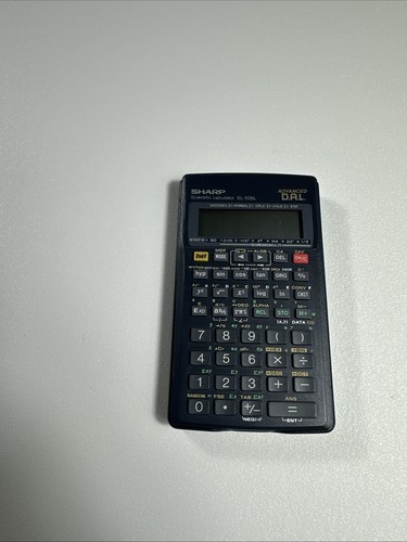 Sharp Scientific Calculator EL-506 L Working, Needs Batteries | eBay