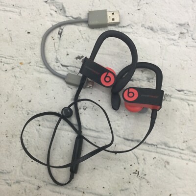 Apple Beats By Dr Dre Powerbeats 3 Defiant Red Wireless Earbuds ...