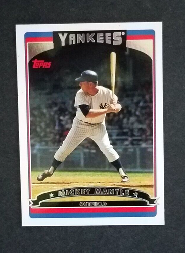 2006 TOPPS BASEBALL #7 MICKEY MANTLE YANKEES MINT | eBay