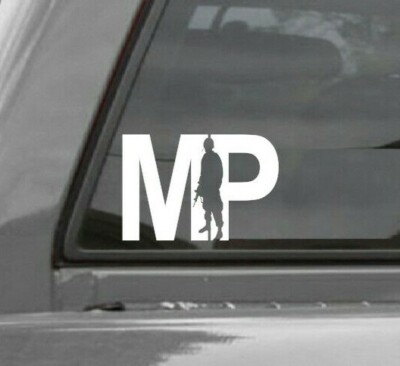 MP (MILITARY POLICE) Vinyl Window Decal/Sticker | eBay