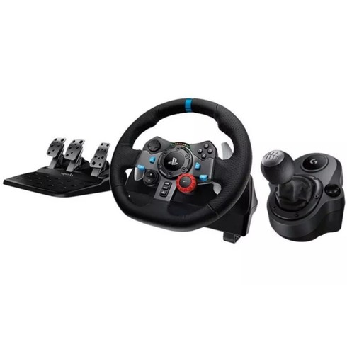 Logitech G29 Driving Wheel and Gear Shift Bundle for PS4, PS5, and PC ...