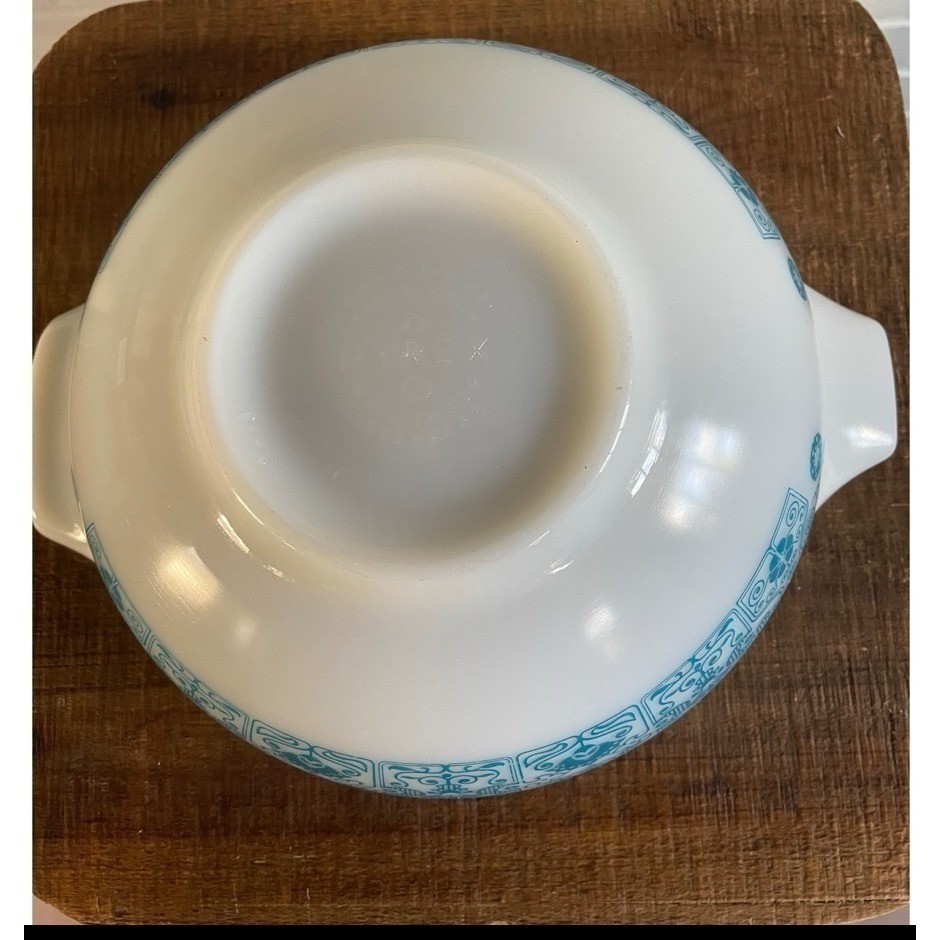 Set 3 Vintage Pyrex Blue Cinderella & Blue Horizon Mixing Bowls 4qt 2 ...