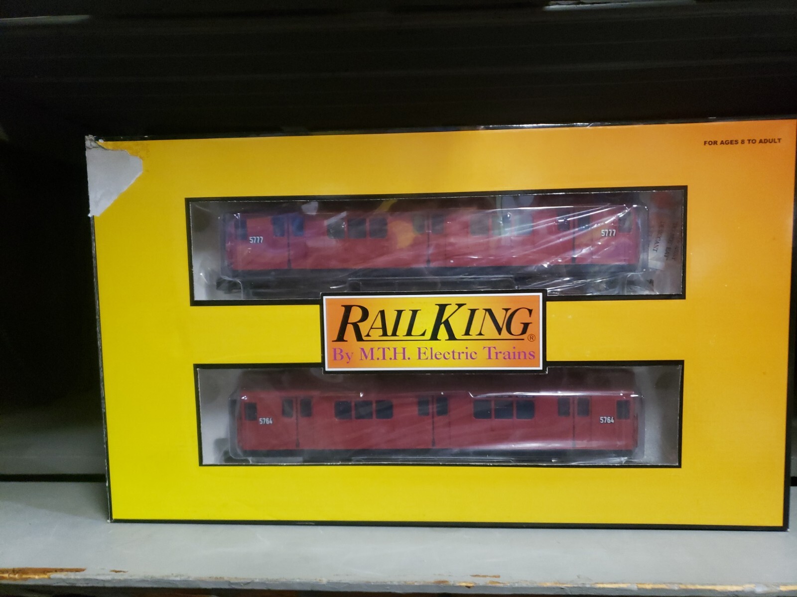 MHT R21 REDBIRD NUMBER 2 TRAIN SET NEW IN BOX 1 POWER CAR 3 NO POWER ...