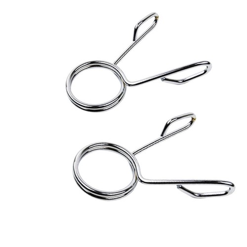 2 Pieces Barbell Spring Clip Dumbbell Bar Collar 2'' Gym Weight Lock ...