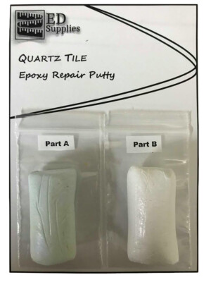 38G Light Grey Floor & Wall Quartz Tile Epoxy Repair Putty - Chip ...