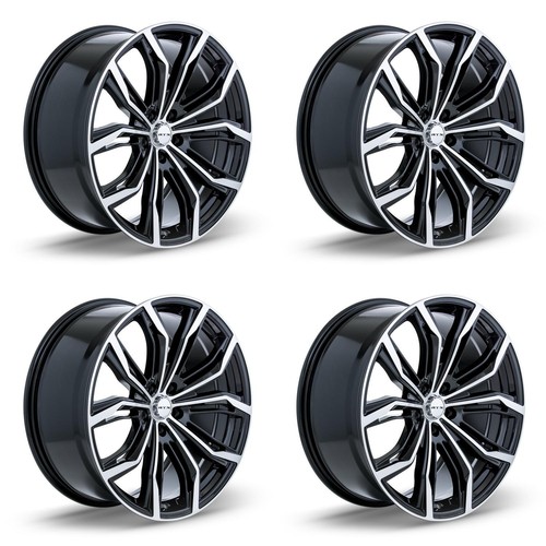 Set of 4 Black 16in Wheel Rims for 2008-2014 Scion xD, RTX 82415 5x100 ...