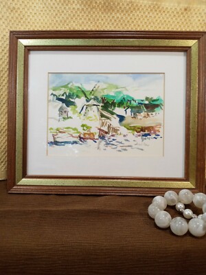 Original Pearl Hardaway Reese Abstract Watercolor Painting | eBay