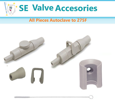 Dental Saliva Ejector Suction Valve High Strong&Weak Tip Adaptor/Rubber ...