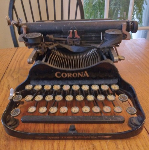 VINTAGE CORONA TYPEWRITER FROM 1917 ORIGINAL | eBay