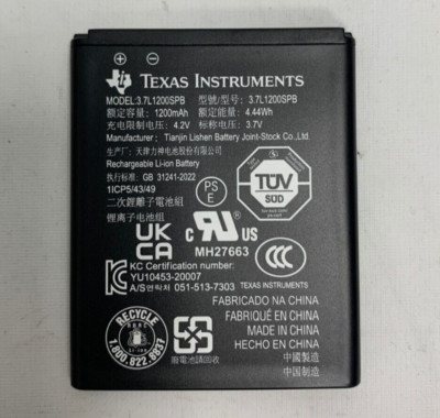 Texas Instruments 3.7L1200SPB 3.7V Rechargeable Li-ion Battery | eBay