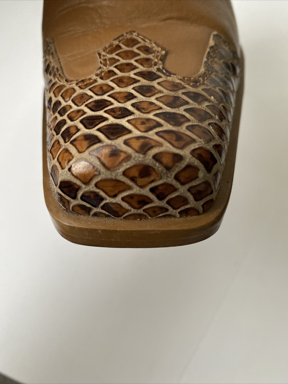 Connie Women's Clogs Leather Snake Skin Mule SlipOn S… - Gem