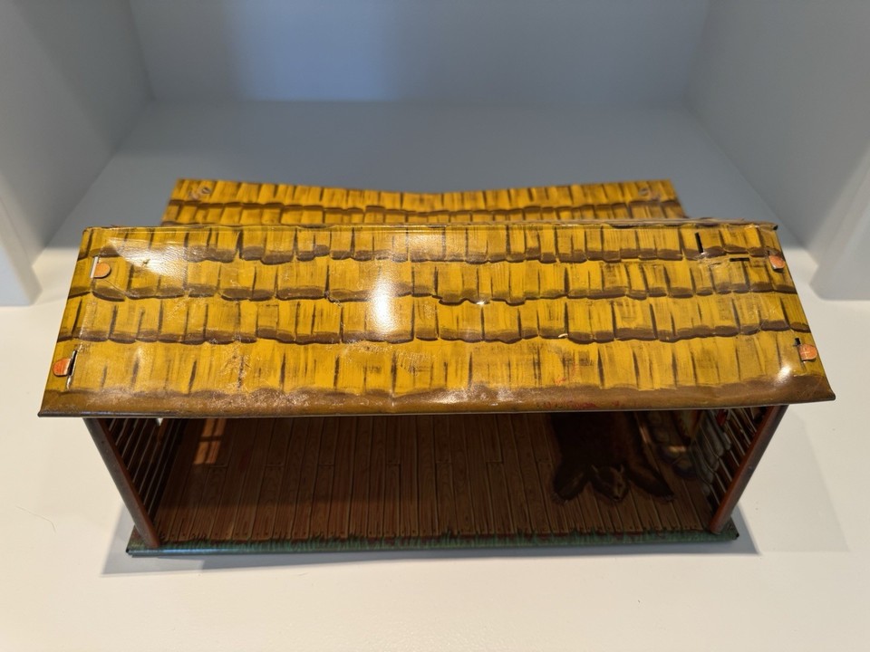 Vintage Roy Rogers MARX Bar-M-Ranch - Western Ranch Set Tin Toy Litho ...