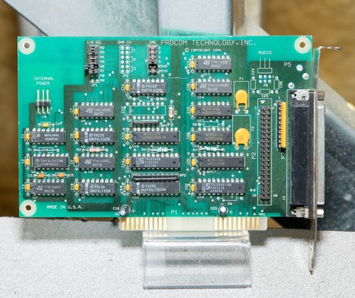 Vintage Procom Technology CD-ROM controller 8 bit ISA ISA408 | eBay