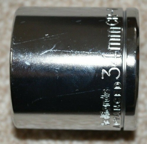Halfords Advanced 1/2" Drive 6 Point Single Socket 13-36mm Professional ...