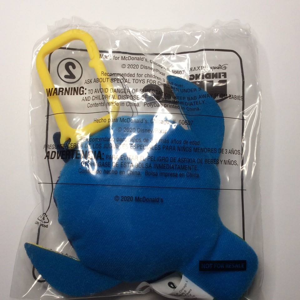 2020 McDonalds Disney Pixar #2 Dory Finding Nemo Backpack Hanger Happy ...