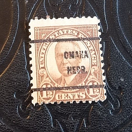 Omaha Nebraska US Stamp 1 1/2 cent 1930 Precancel Scott #684 Harding | eBay