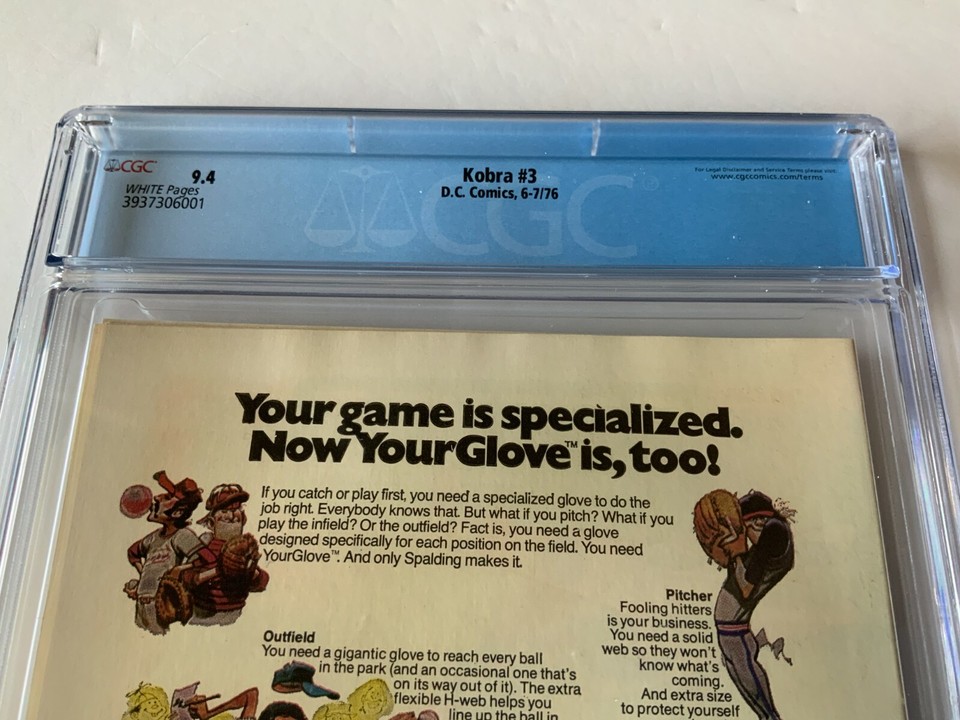 KOBRA 3 CGC 9.4 WHITE PAGES ROBOT COVER SOLARIS DC COMICS 1976 | eBay