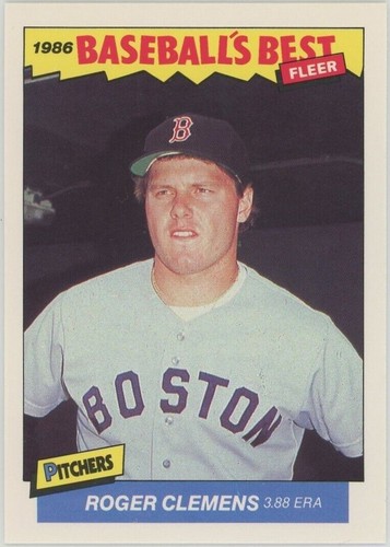 1986 Fleer Baseball's Best Roger Clemens Boston Red Sox #7 | eBay.de