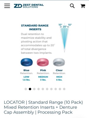 Zest Anchor Solutions Locator Male Processing Kit 10 Pack | eBay