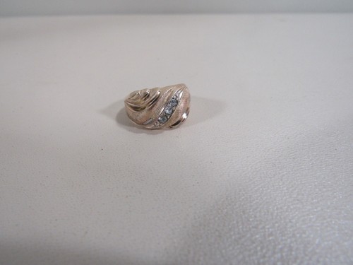 Vintage C & C Clark Coombs 10K Gold Filled Ring with Clear Stones ...