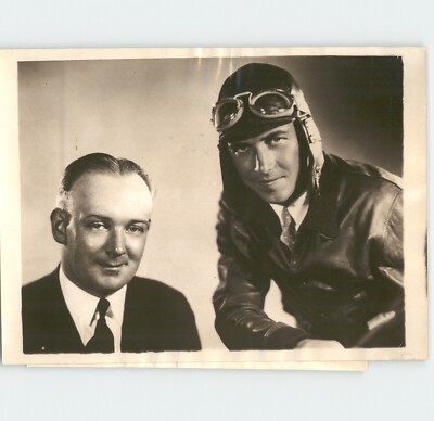 AVIATORS Robert Kenworthy, Henry Brown AIR RACES Cleveland OHIO 1929 ...