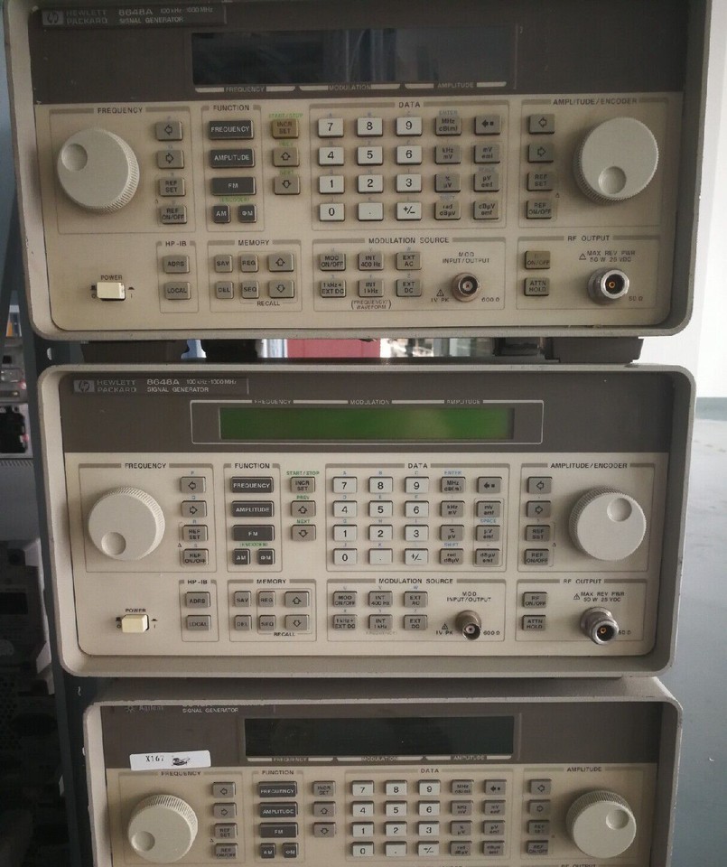 HP/Agilent 8648A Synthesized RF Signal Generator, 100 kHz to 1000 MHz ...