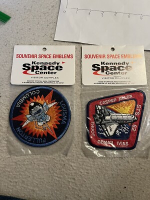 NASA; space shuttle missions Columbia III & STs 62 Patch lot (2) new; A-B Emblem | eBay