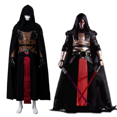 Starr War Sith Lord Darth Revan Cosplay Costume Men's Halloween ...