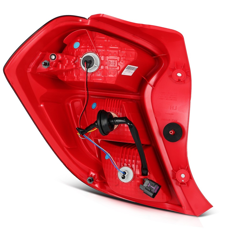 Red Housing For 2016-2022 Chevy Spark Tail Lights Assembly Pair Left ...
