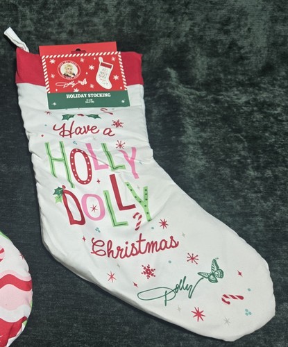 NEW DG Dolly Parton DG HOLLY CHRISTMAS STOCKING TUMBLER SOCKS SPOONS ...
