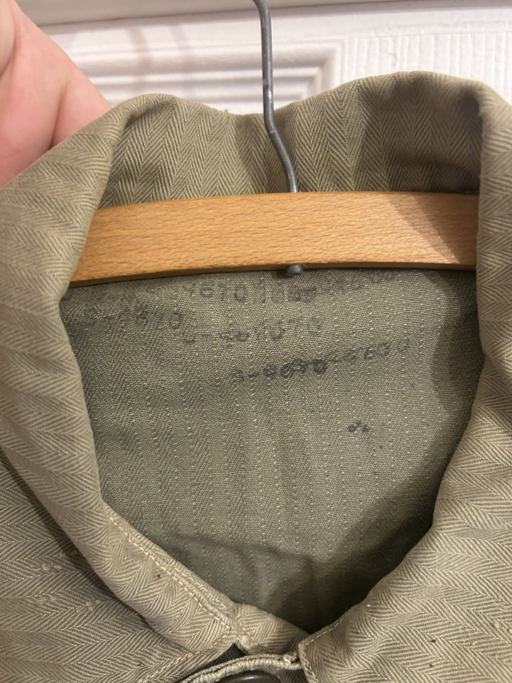 WWII USMC P41 Jacket HBT Marine Corps Combat Fatigue Uniform Vintage ...