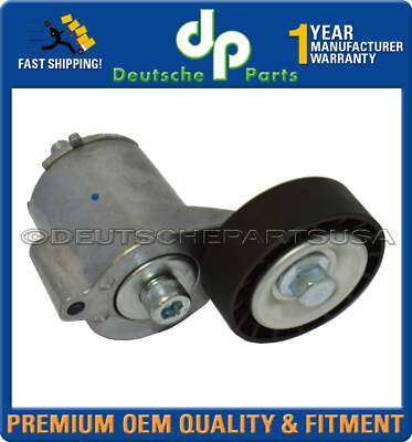 Drive Belt Tensioner + Roller -Water Pump/Alternator Belt For AudiVW ...