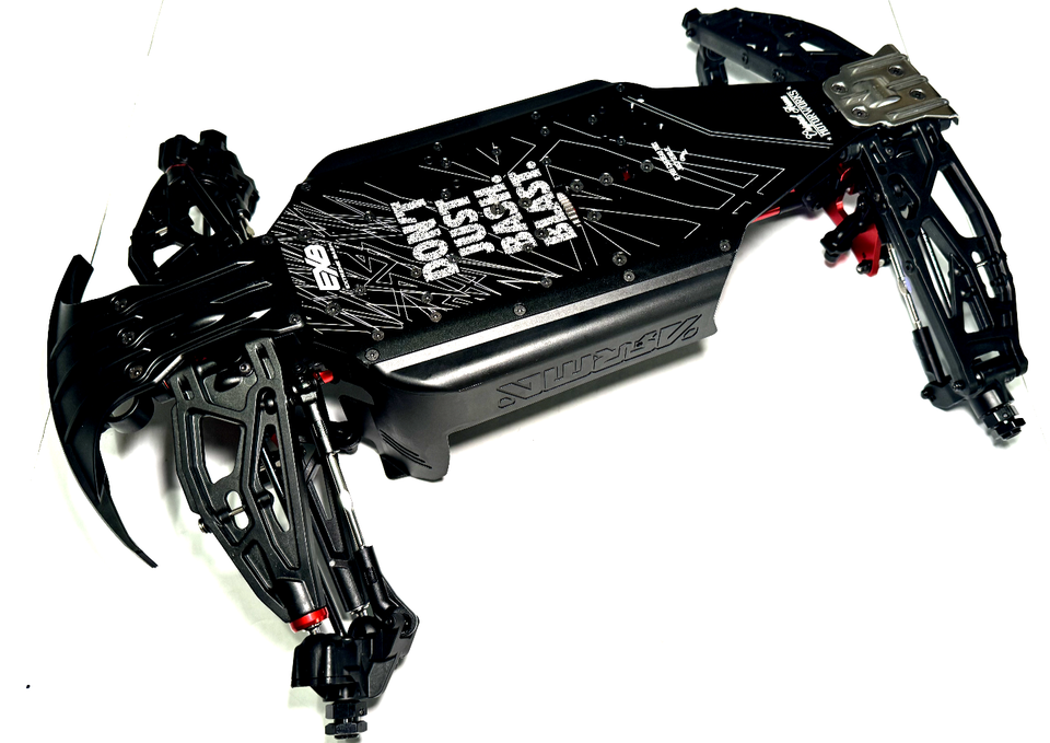 Arrma Kraton 6S EXB V6 1/8 4WD Brushless Monster Truck Slider Roller ...