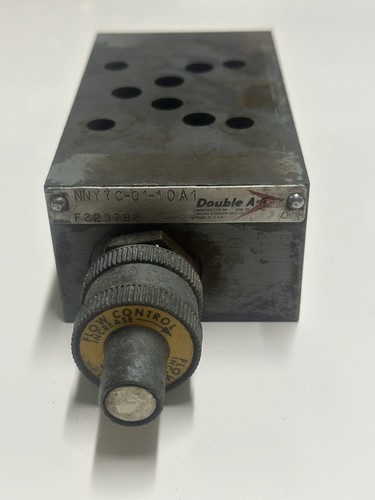 Double A NNYYC-01-10A1 Hydraulic Pressure Flow Control Stack Valve | eBay