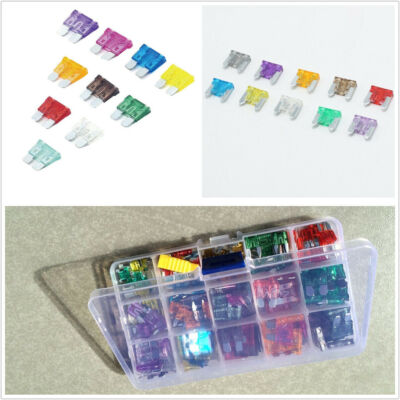 165Pcs Car Mini Fuse Small Medium Size Blade Fuse Car SUV Replacement ...
