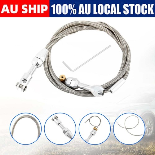 36inch Stainless Steel Braided Throttle Gas Cable Kit LS1 LS Engine 4.8 ...