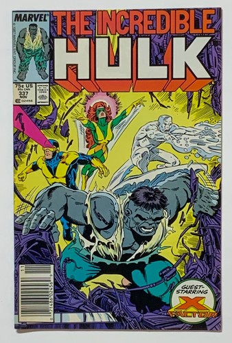 INCREDIBLE HULK # 337 1987 McFARLANE MARVEL COMIC JERRY EISENBERG #LF ...