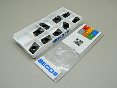 9 x SECO Wendeschneidplatten XOMX 120408TR-D14 MK1500 Carbide Inserts ...