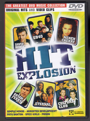 Hit Explosion (2002) DVD Bowie, UB40, Poison, bryan Ferry, Neneh Cherry ...