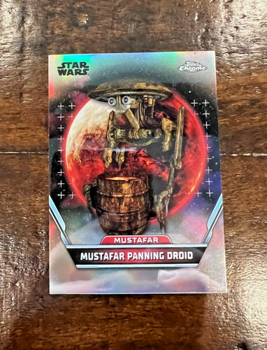 2024 Star War Hyperspace-Mustafar Panning Droid #47 Mustafar-Refractor ...
